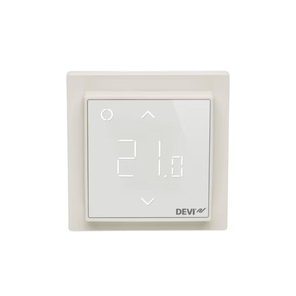 Yhdistelmätermostaatti DEVIreg Smart Pure White – Outoled